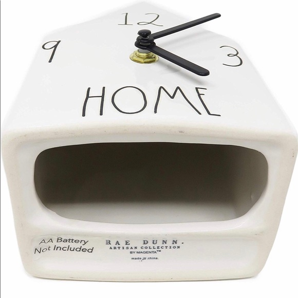 Rae Dunn | Wall Decor | Rae Dunn By Magenta Home Birdhouse Desk Clock ...